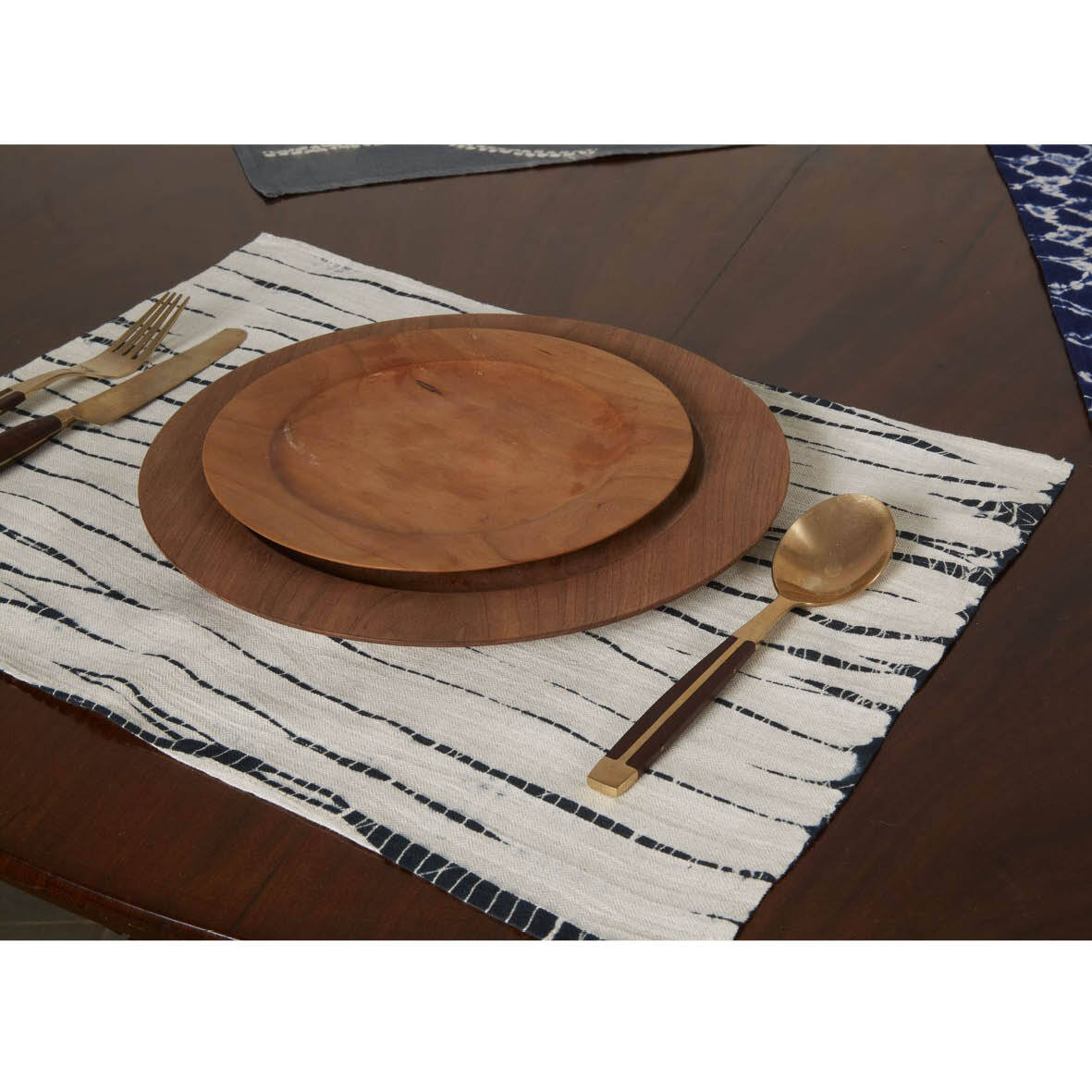 1009CL-020 _ Herringbone Table Mat - 2 Pieces | suzusan オンラインストア